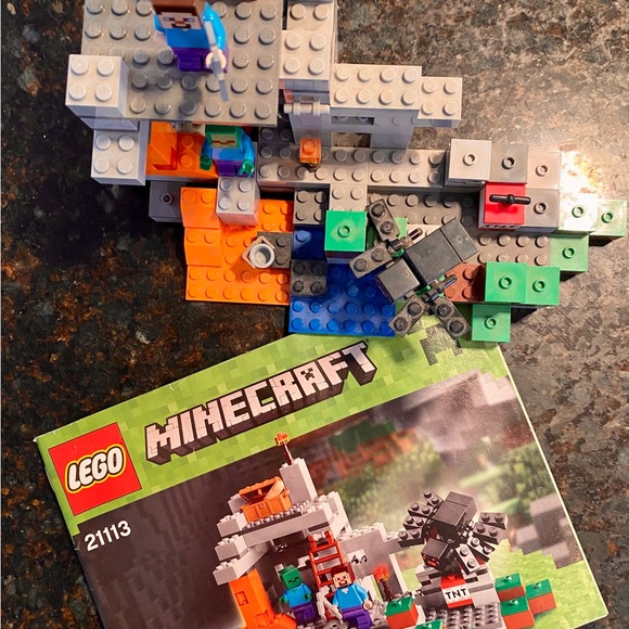 Lego | Toys | Lego Minecraft The Cave 2113 Playset Vintage With ...